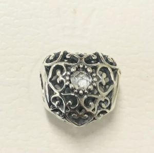 Pandora | Jewelry | Pandora Signature Heart Birthstone Charm | Poshmark